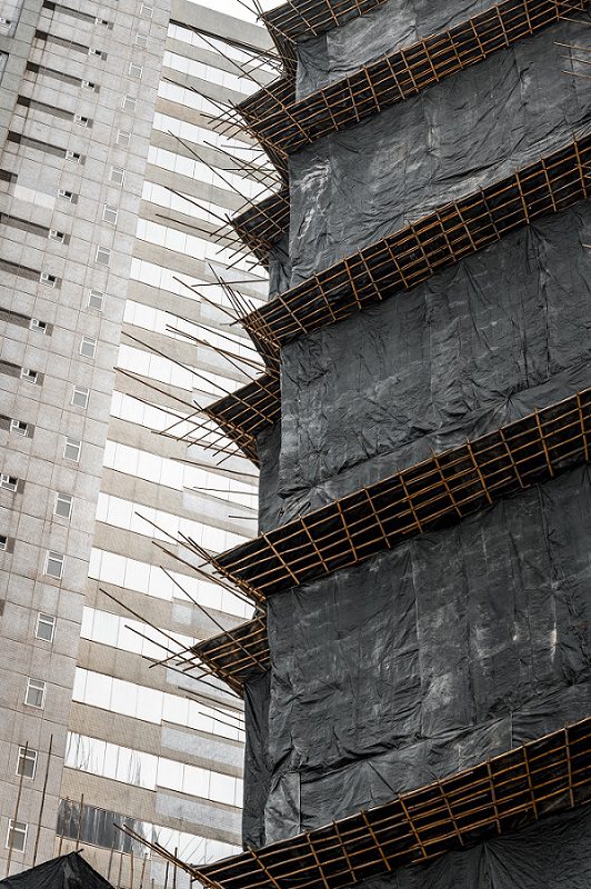 Winter Won’t Stop Construction using Shrink Wrap - Maryland